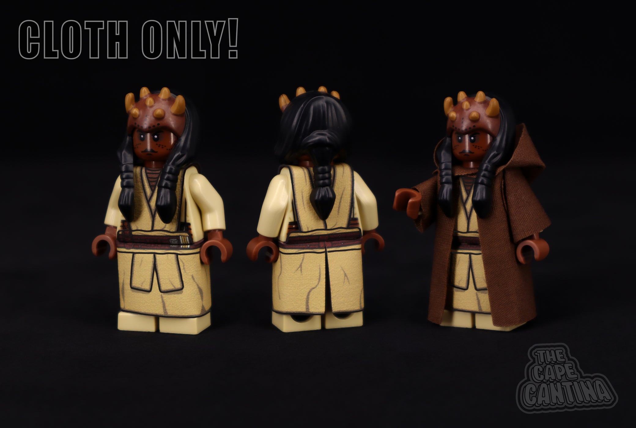 LEGO® Agen Kolar Inspired Jedi Robe Outfit Cloth Set — The Cape Cantina
