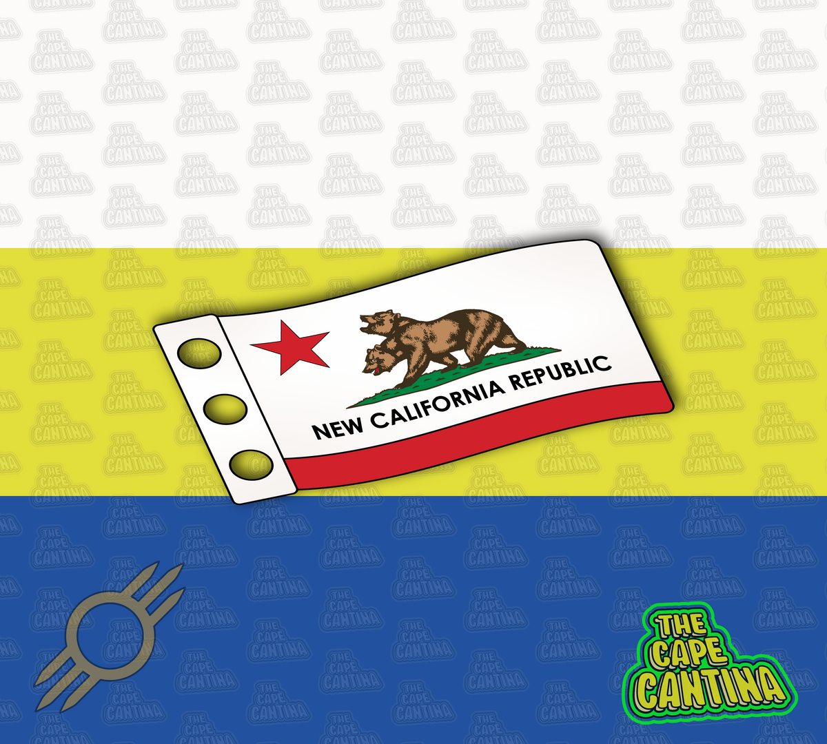 Fallout New California Republic Flag — The Cape Cantina