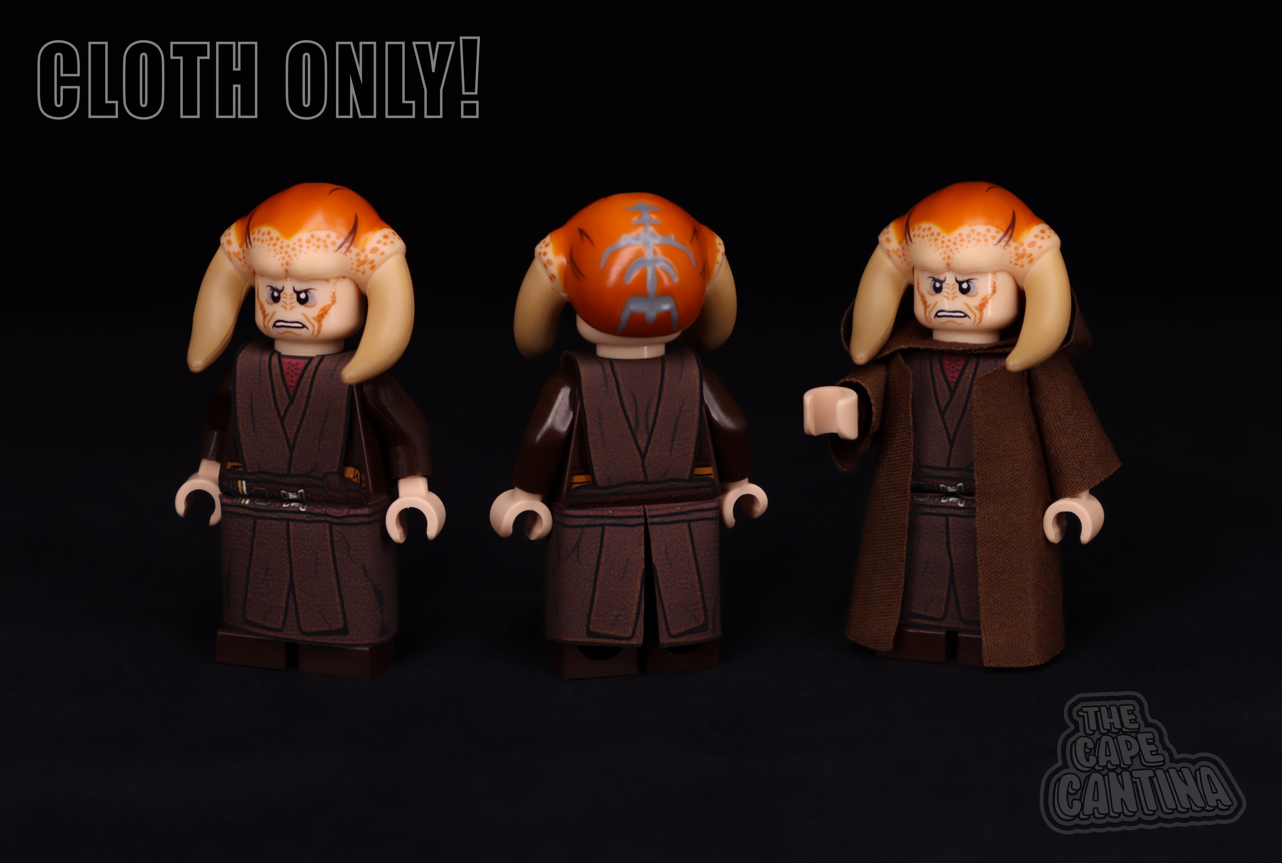 LEGO® Saesee Tiin Inspired Jedi Robe Outfit Cloth Set — The Cape Cantina