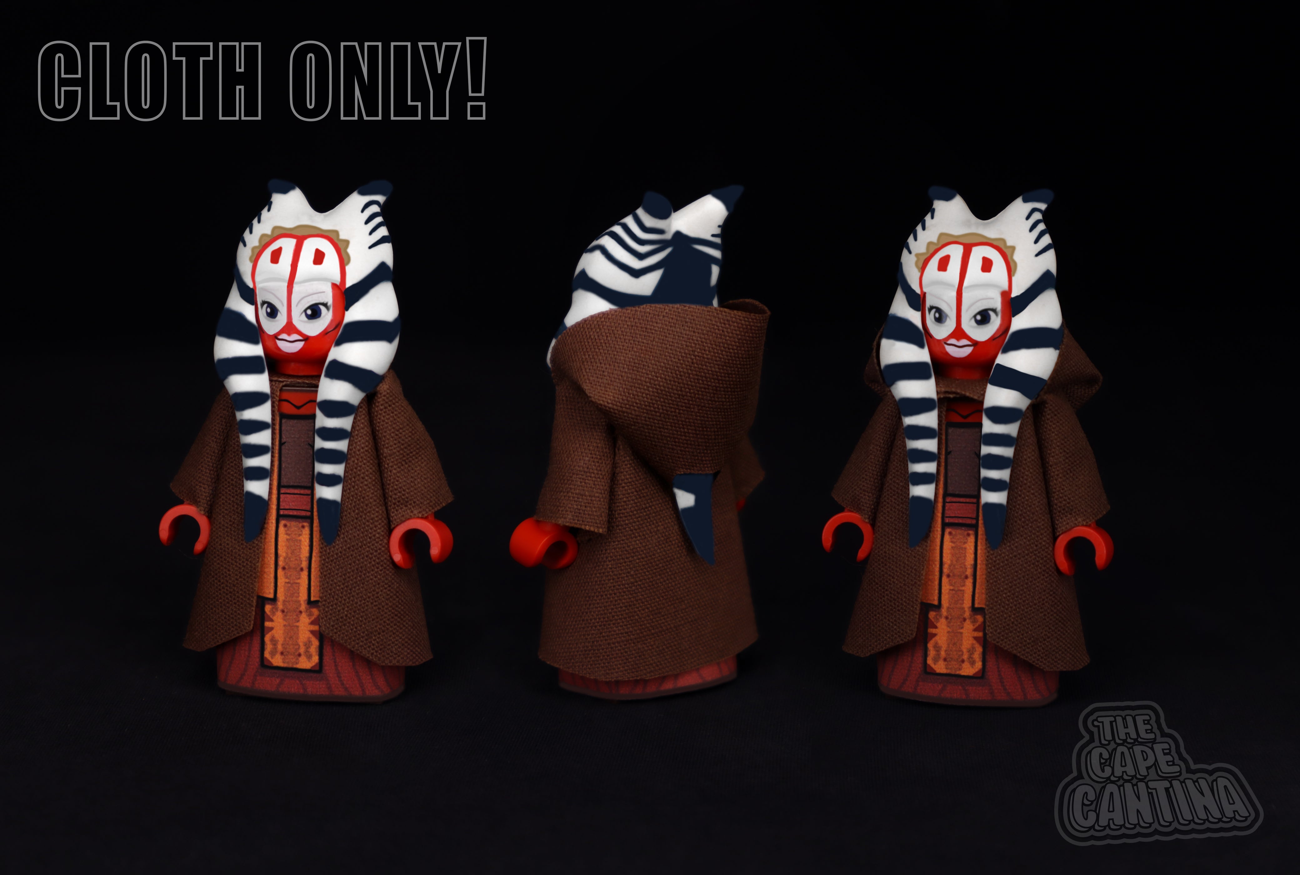 LEGO® Shaak Ti Inspired Jedi Robe Outfit Cloth Set — The Cape Cantina