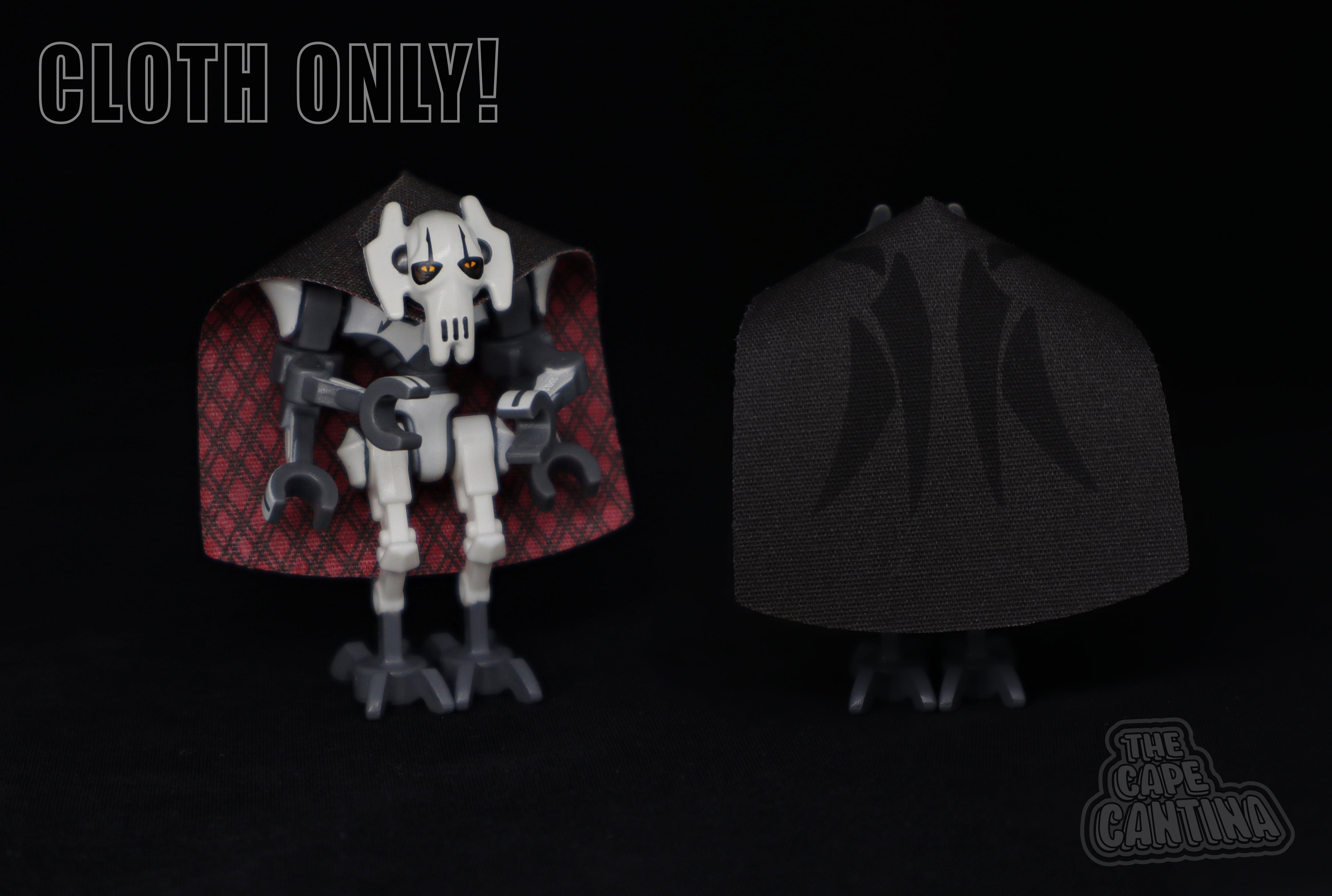 General Grievous Inspired Villain Cape Cloth Accessory for LEGO® Minif ...