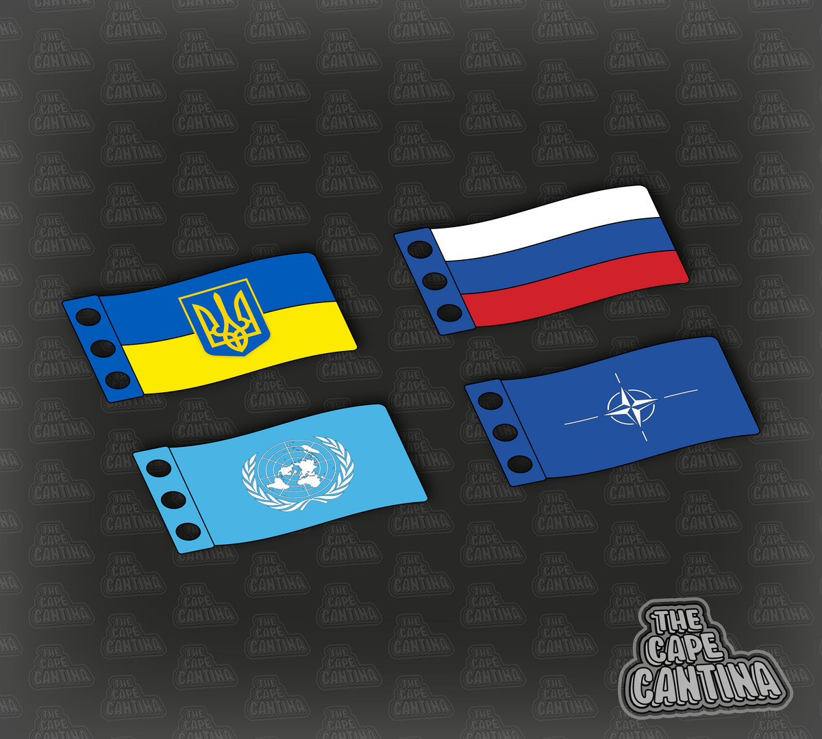Russian-Ukrainian War Flags — The Cape Cantina