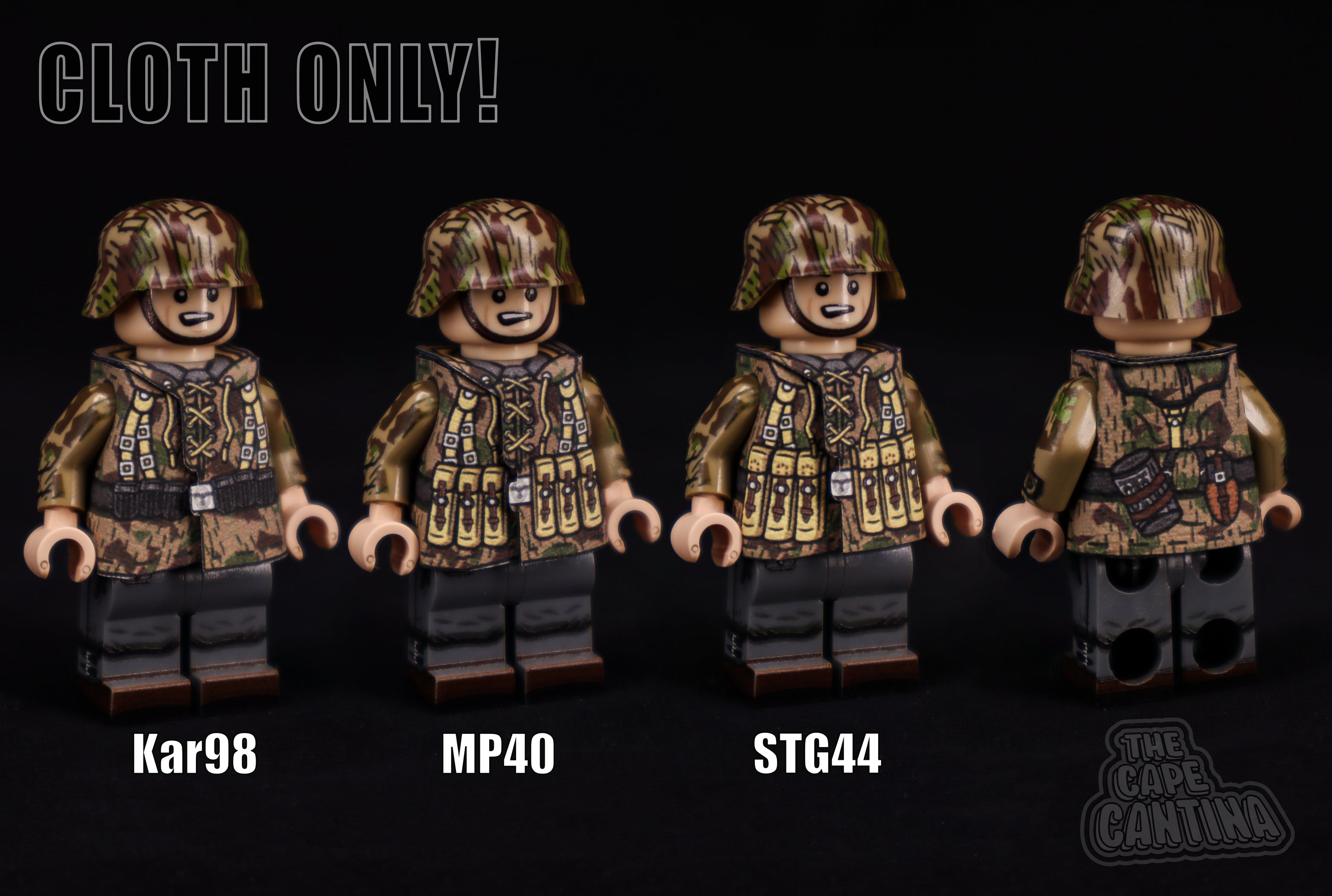 WW2 German Splinter Smock (3 Styles) for LEGO® Minifigures — The Cape ...