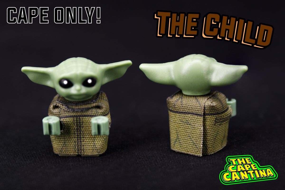 Grogu (The Child) Inspired Coat Cloak Cloth Accessory for LEGO® Minifi ...