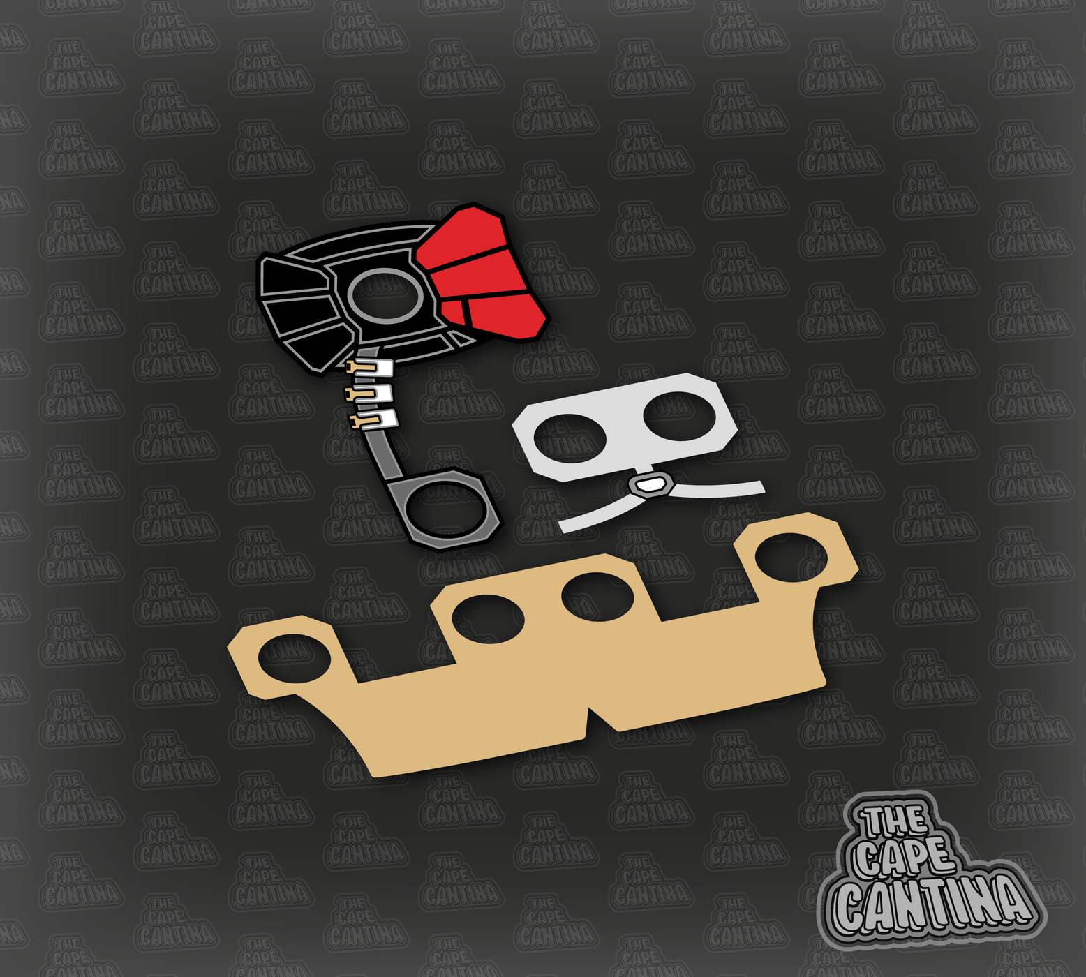 P2 327th Star Corps Commander Deviss Cloth Set — The Cape Cantina